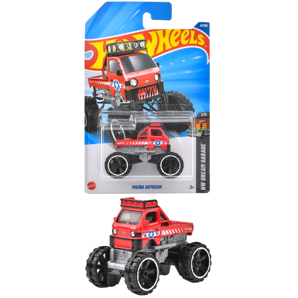 Mattel Hot Wheels Basic Cars Mazda Autozam Red Diecast Miniature Car J ...