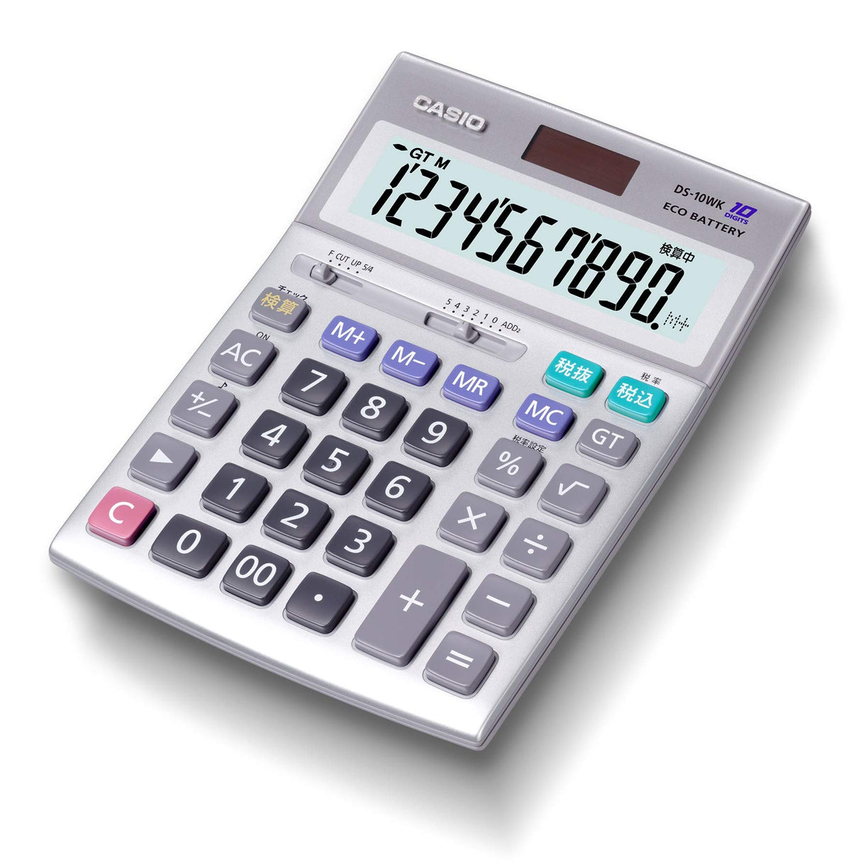 Casio DS-10WK-N Full-Scale Practical Calculator 10-Digit Verification ...