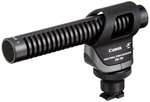 Canon stereo microphone DM-100 for iVIS HF10/HF100 Black ‎FBA_2591B002 ...