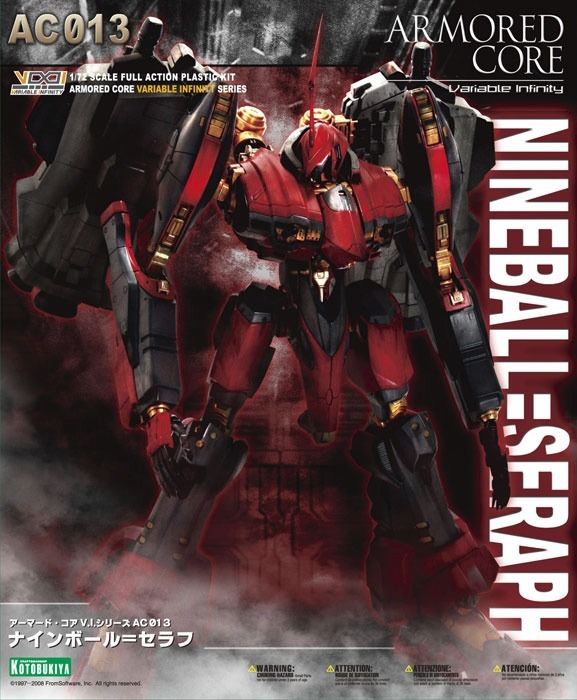KOTOBUKIYA ARMORED CORE AC013 NINEBALL=SERAPH 1/72 Plastic Model Kit N ...
