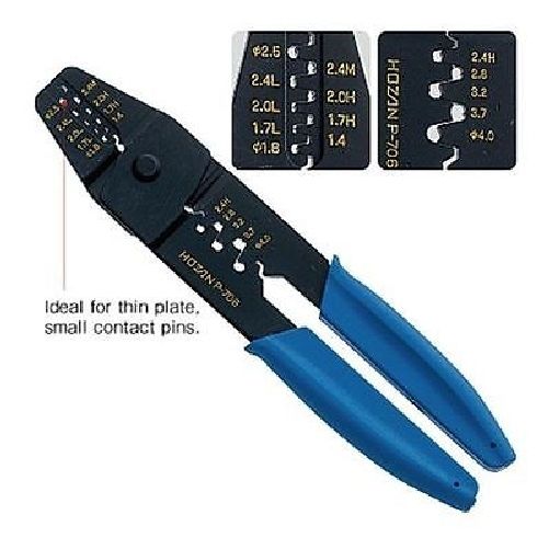 HOZAN P-706 Open Barrel Crimper terminals contacts JAPAN NEW — akibashipping