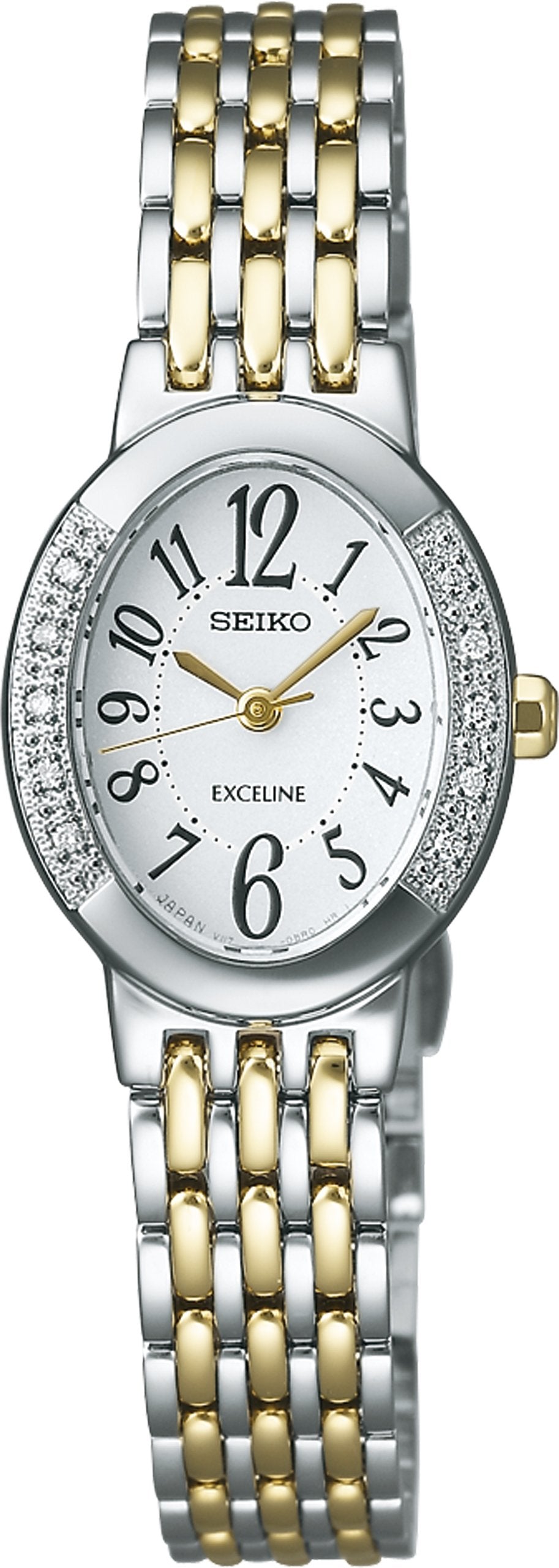 SEIKO EXCELINE SWCQ051 Women's Watch Stainless Steel Bracelet Type sol ...
