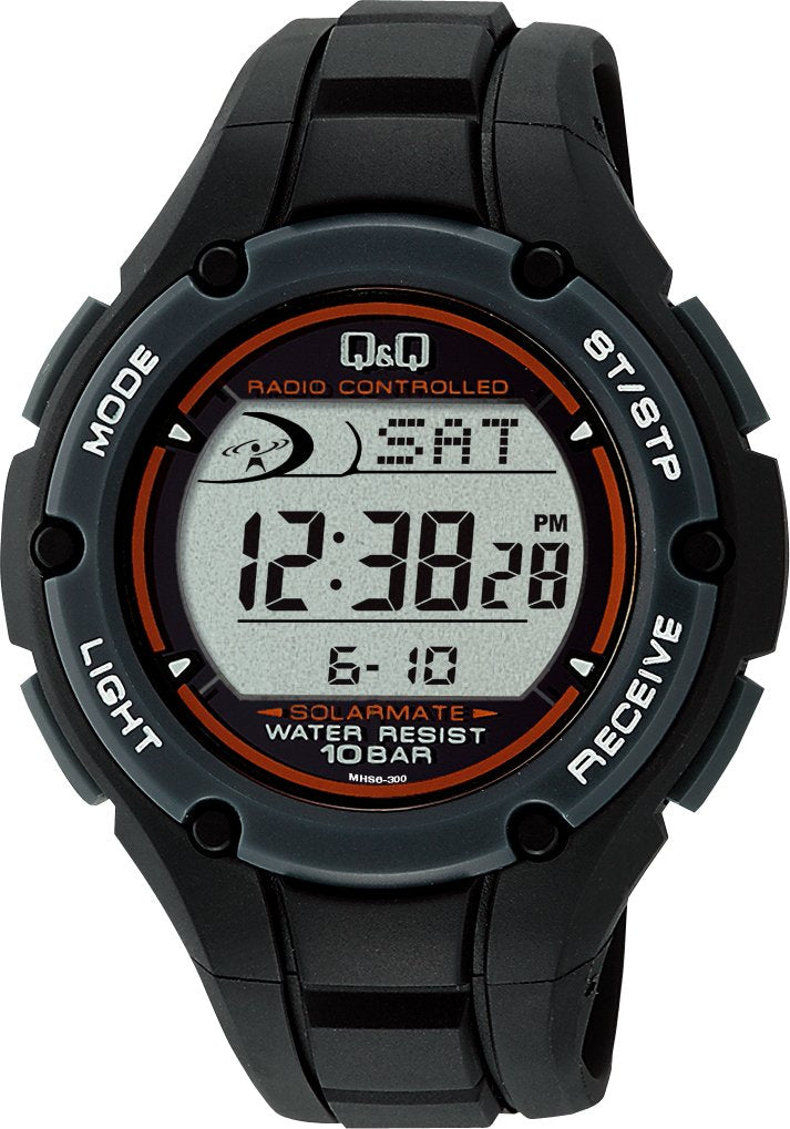 CITIZEN Q&Q SOLARMATE Chronograph MHS6-300 Solar Men's Watch Polyureth ...