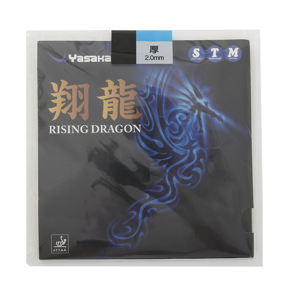 YASAKA Table Tennis Rubber Rising Dragon B-50 Black(90) Maximum TA 2.0 ...