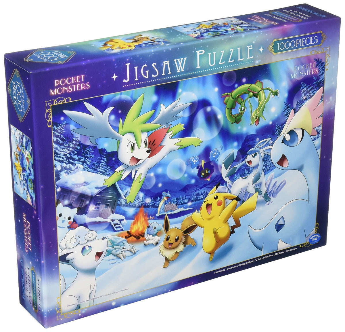 ENSKY Pokemon Mysterious Aurora 1000 Piece Jigsaw Puzzle 31735125 1000 ...