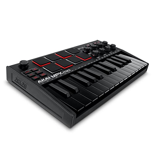 AKAI MPK Mini MK3 mkIII Black Compact Keyboard 25-key Pad Controller N ...