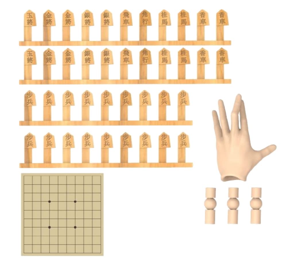 Tori Factory 1/12 Resin Shogi Set w/ Hands for Figures ID-05 Molded Co ...
