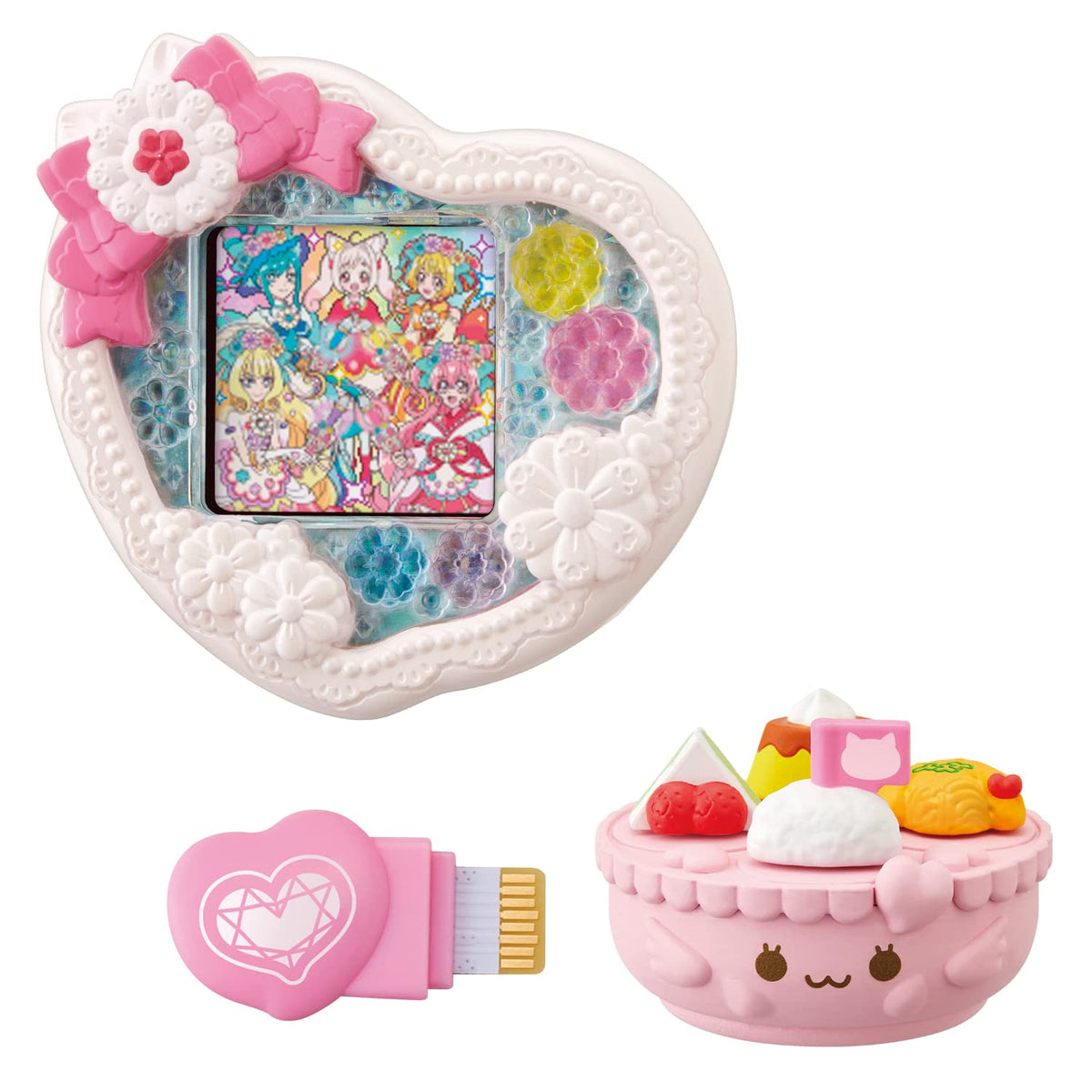 BANDAI Delicious Party Pretty Cure Heart Cure Watch Party Up Kid's Lun ...