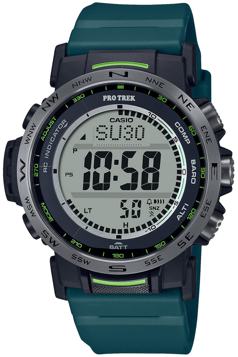 CASIO PRO TREK PRW-35Y-3JF Climber Triple Sensor Digital Solar Atomic ...